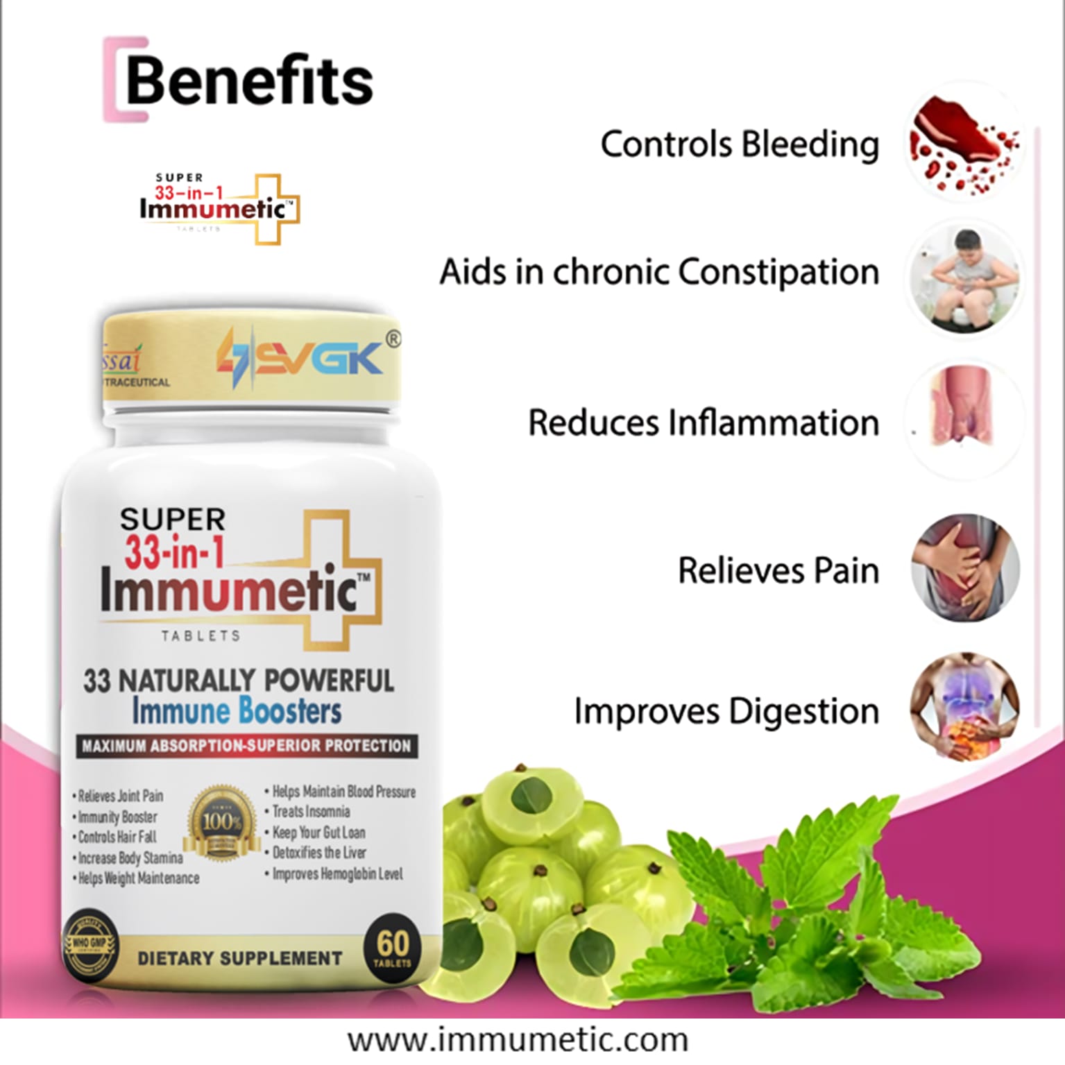 Super 33 in 1 - Immumetic Tablets